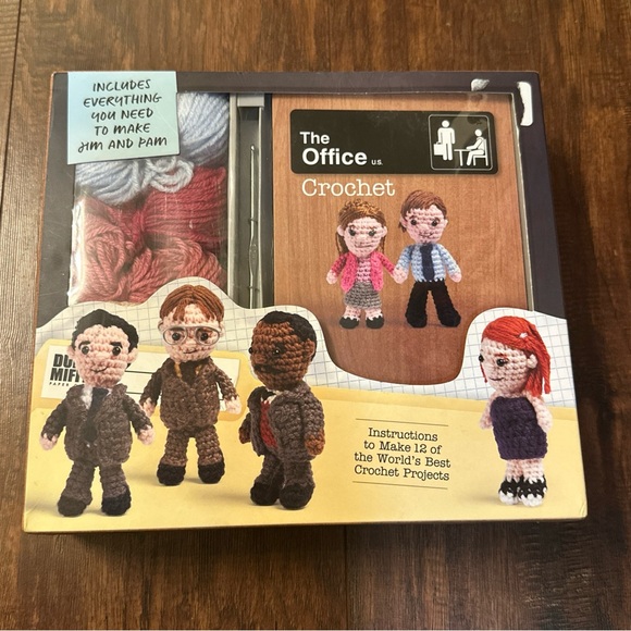 The Office | Other | The Office Crochet Kit Jim Pam With Instructions ...